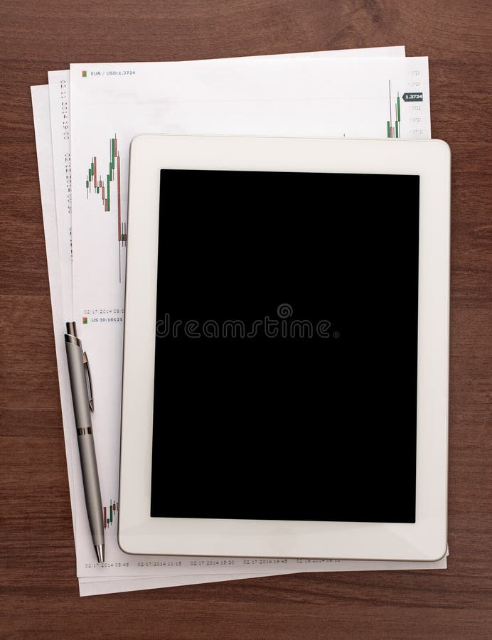 Digital tablet stock photo. Image of portable, business - 42072728