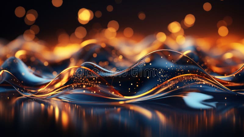 Digital Tapestry: Abstract Technological Background Stock Image - Image ...