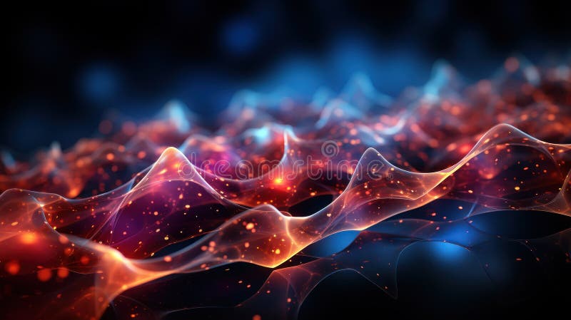 Digital Tapestry: Abstract Technological Background Stock Photo - Image ...