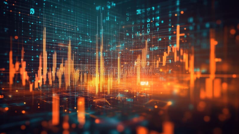 A Digital Tapestry Weaving Together Strands of Data Innovation Symbols ...