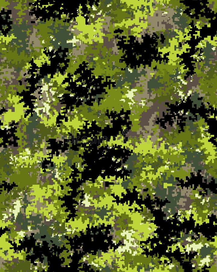 Digital-Tarnung seamless5 stock abbildung. Illustration von konzept ...