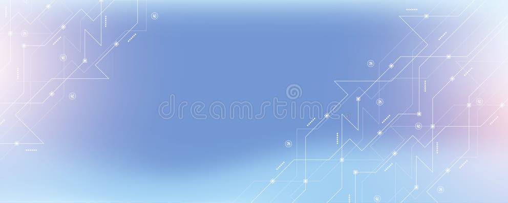 Digital Tech Motherboard Texture Design. Creative Idea AI Banner ...