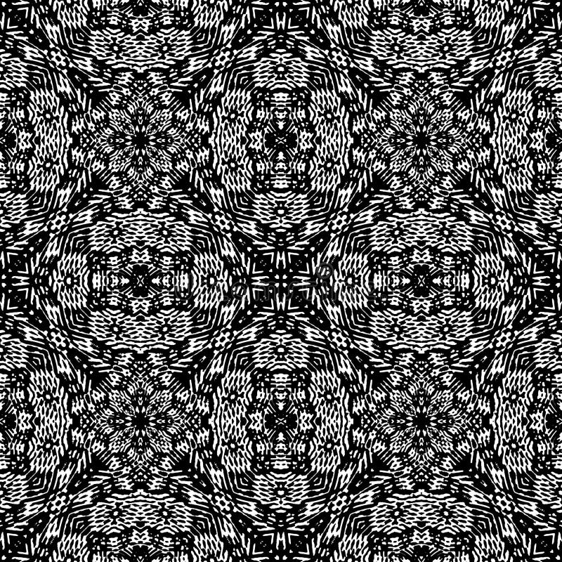 Dark Boho Seamless Pattern Design Stock Illustration - Illustration of ...