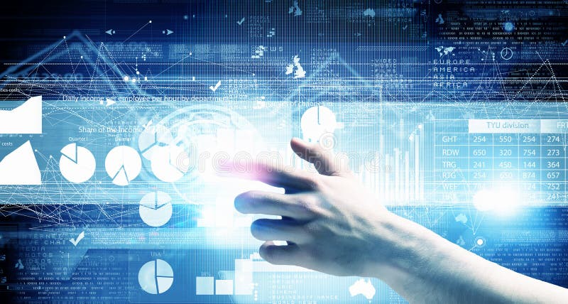 Digital technlogies in use stock image. Image of network - 59651149