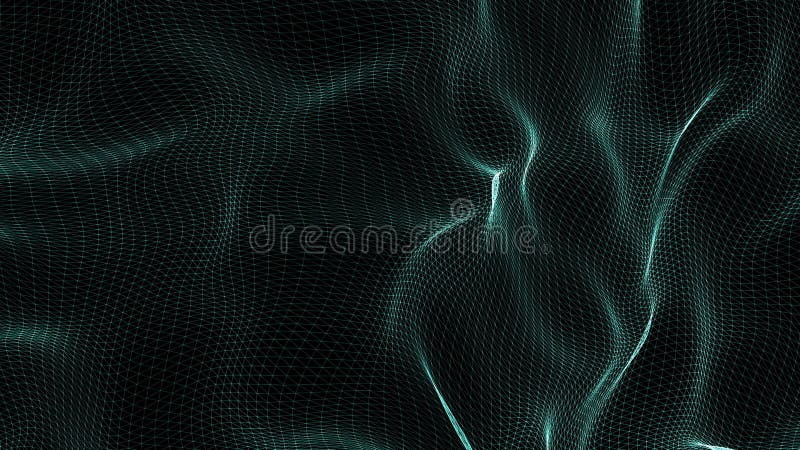 Digital Techno Wave Background Design Stock Footage - Video of effect ...