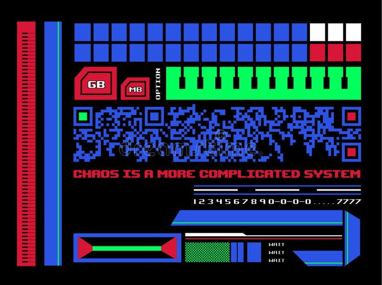 Digital Technologies Graphics it Stock Illustration - Illustration of ...