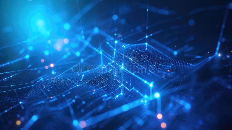 Digital Technology Abstract Backdrop: a Modern Digital Landscape, Ai ...