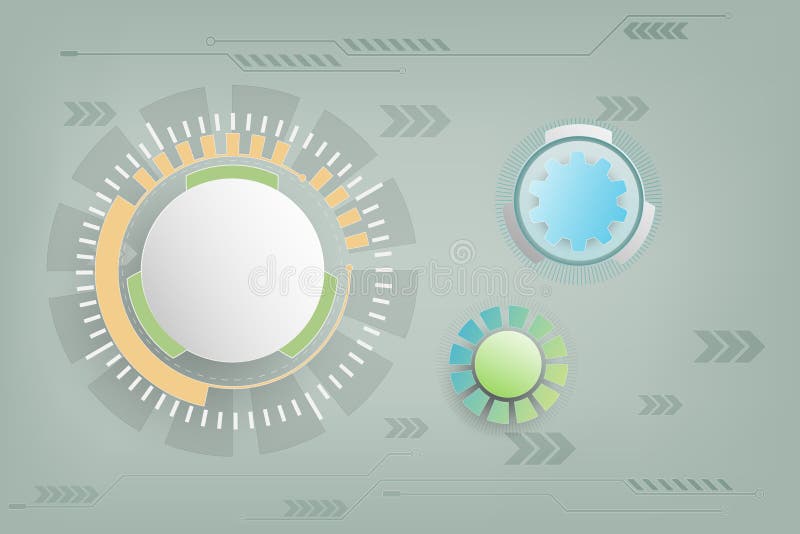 Digital Technology Abstract Background Stock Illustration ...