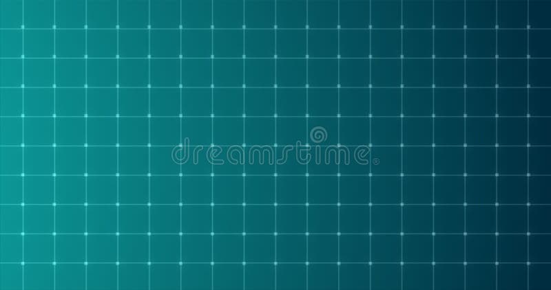 Digital Small Squares and Circles Moving Background. Stock Illustration ...