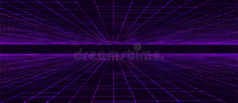 Digital Technology Background. Big Data Visualization. Dynamic Field of ...