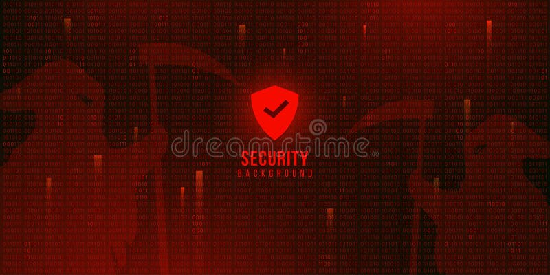 Digital Technology Background with Binary Code, Cyberspace Security ...