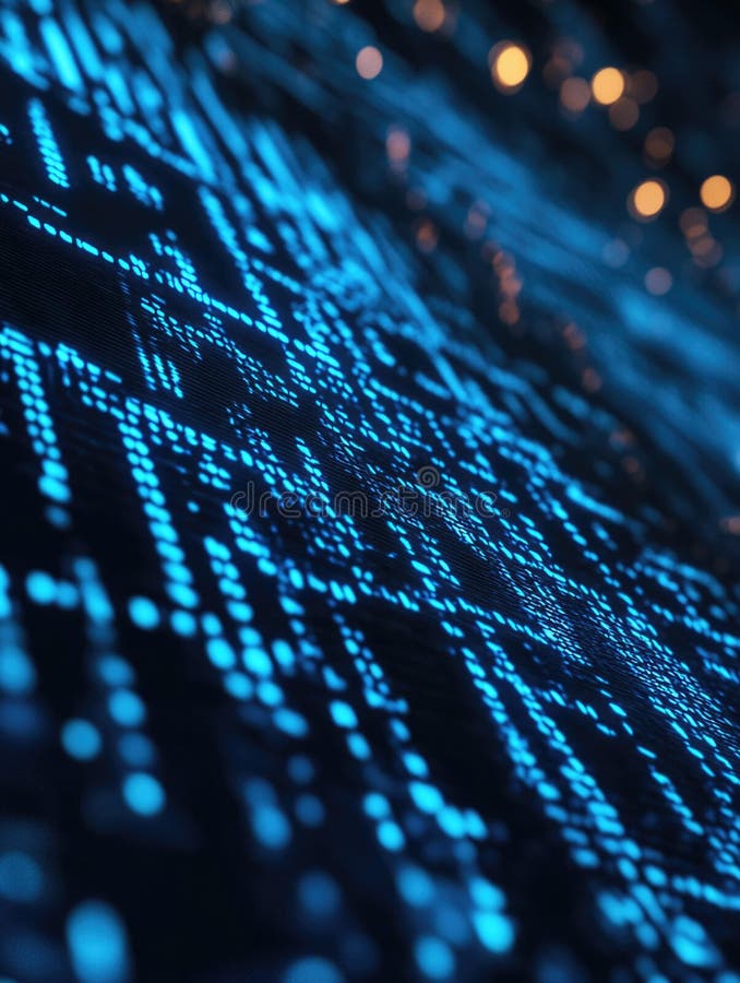 Digital Technology Circuit Pattern Stock Illustration - Illustration of ...