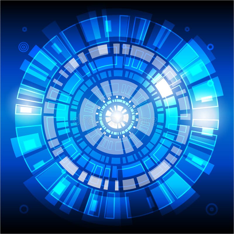 Digital Technology Concept, Abstract Background. Internet, Interface ...