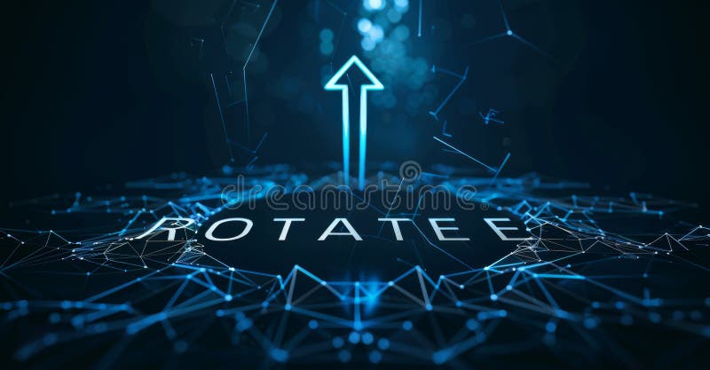 Digital Technology Concept with Abstract Connections and the Word ...