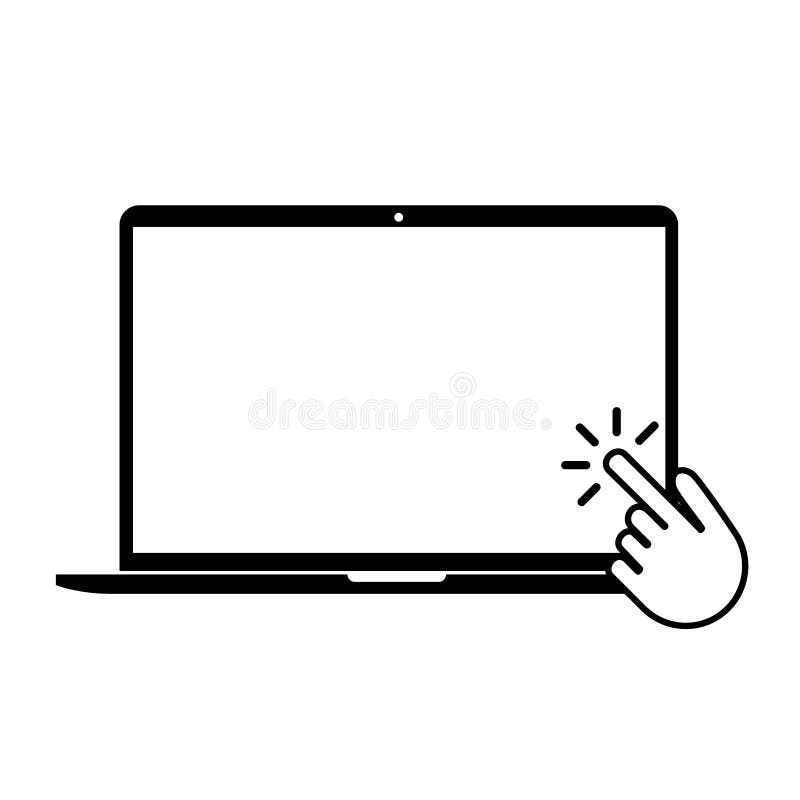 Digital Technology Concept Computer Mouse Click Vector Stock Vector ...
