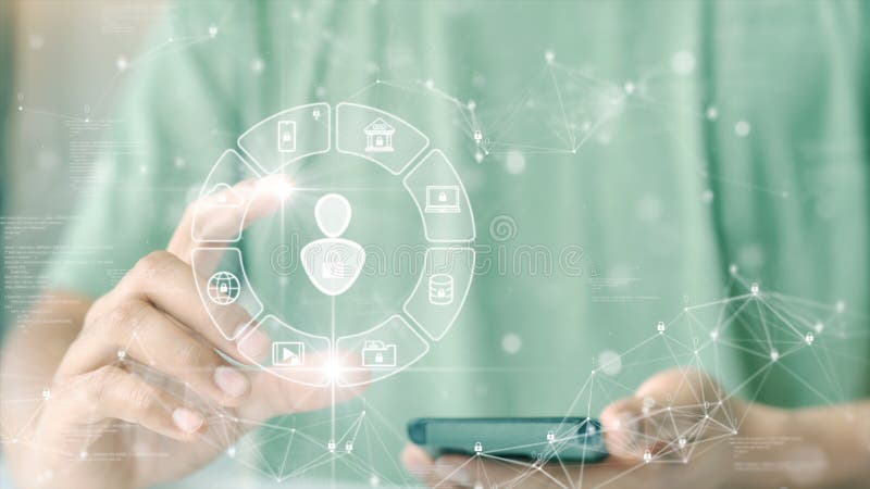 Digital Technology Concept Cyber Security Data Protection Internet ...