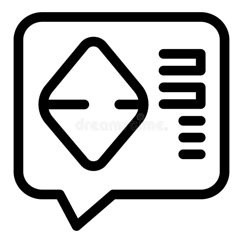 Digital Technology Concept Icon with Diamond Shape Stock Vector ...