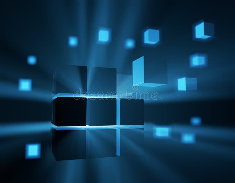 Digital Technology Data, Future Technology Network, Cube Stock ...