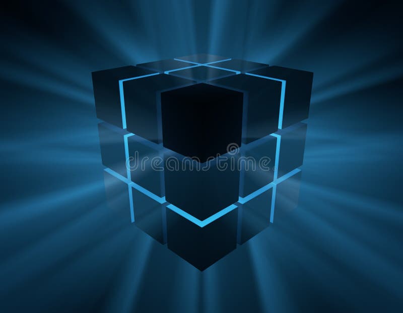 Digital Technology Data, Future Technology Network, Cube Stock ...