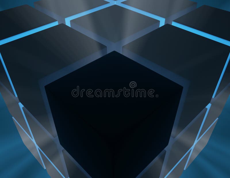 Digital Technology Data, Future Technology Network, Cube Stock ...