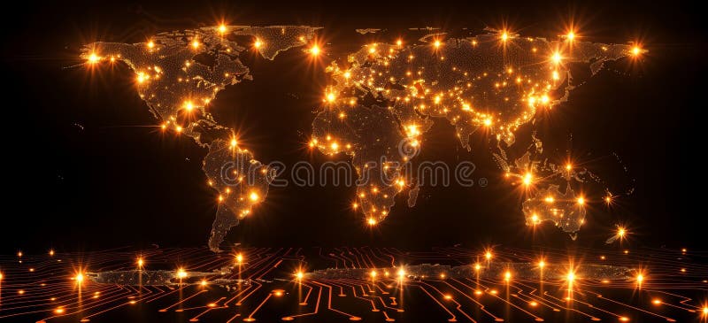 Digital Technology, Data Processing and Engineering, Cloud Computing Concept. Computer ...