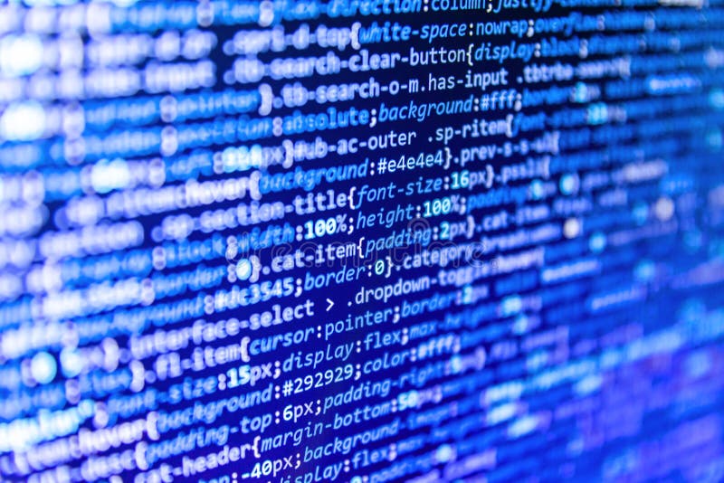 Developing programming stock photo. Image of binary - 124596660