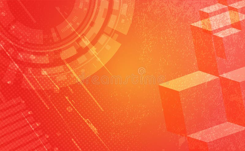 Digital Technology Dynamic Concept Abstract Stock Illustration ...