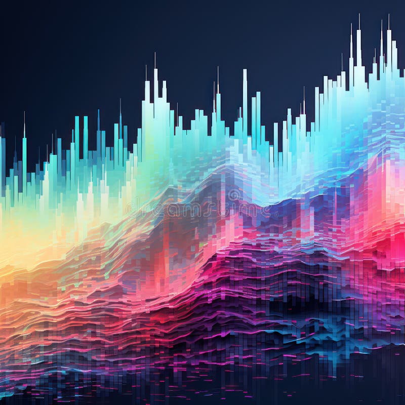 Digital Technology Financial Markets , Metaphor Concept. Stock ...