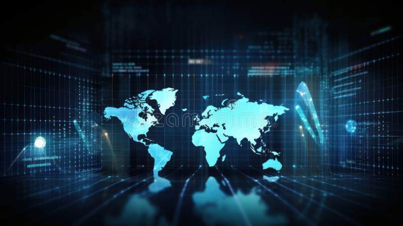 Technology Atlas stock illustration. Illustration of globe - 10643929