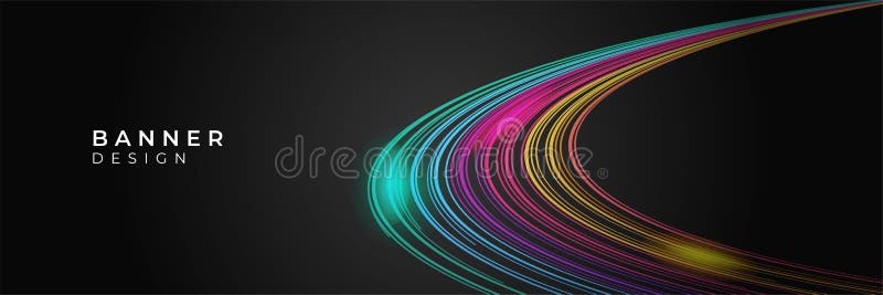 Digital Technology Header or Banners. Geometric Abstract Background ...