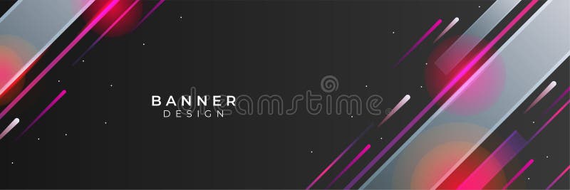 Digital Technology Header or Banners. Geometric Abstract Background ...