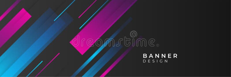 Digital Technology Header or Banners. Geometric Abstract Background ...