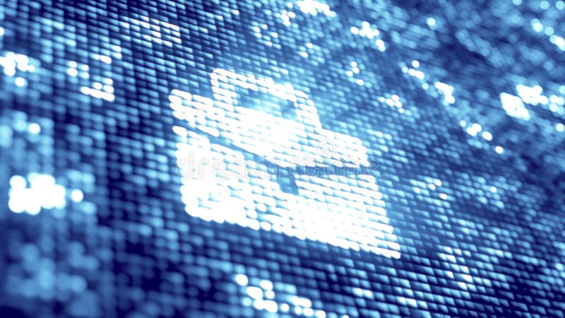 DIgital Technology Icon stock illustration. Illustration of matrix ...