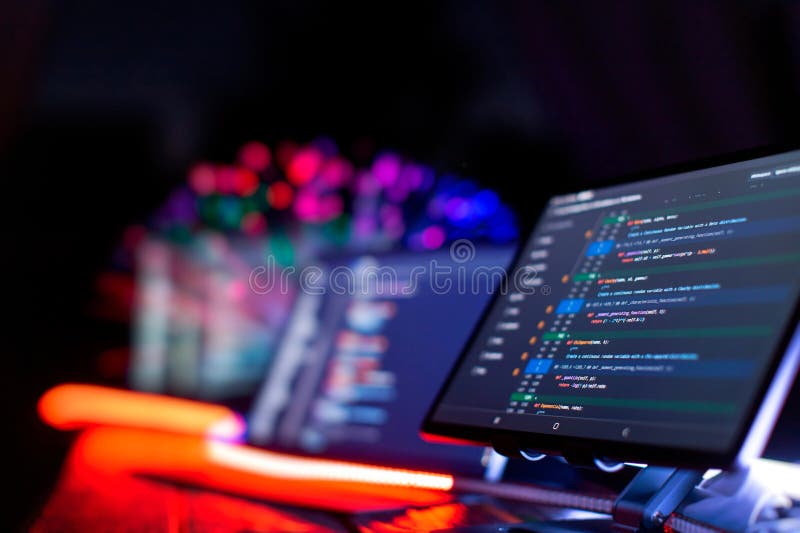 Digital Technology Industry Concept Development of Programming and ...