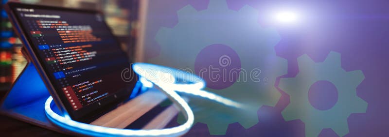 Digital Technology Industry Concept Development of Programming and ...