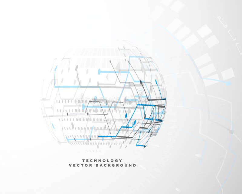 Digital Technology Innovation Design Concept Stock Vector ...