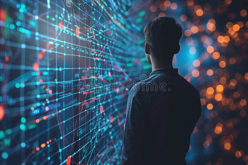 Digital Technology, Internet Concept, Network Connection, Big Data ...