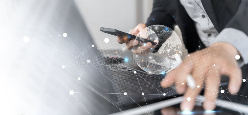 Digital Technology, Internet Network Connection, Big Data, Digital ...