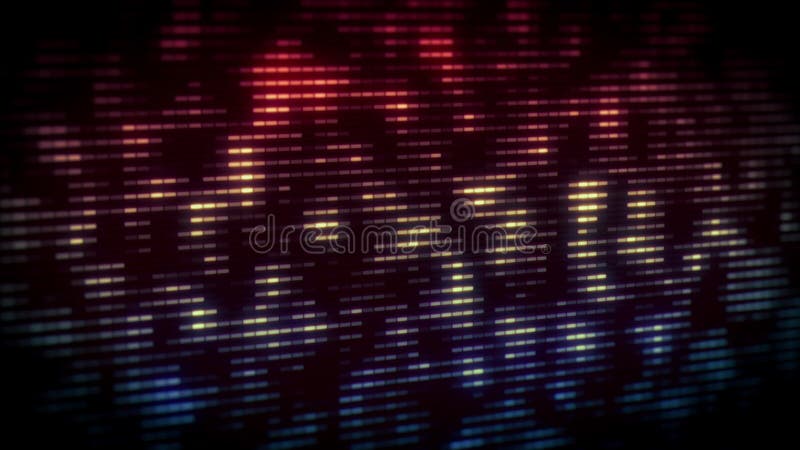 Digital Technology Led Lights Background Stock Video - Video of code ...
