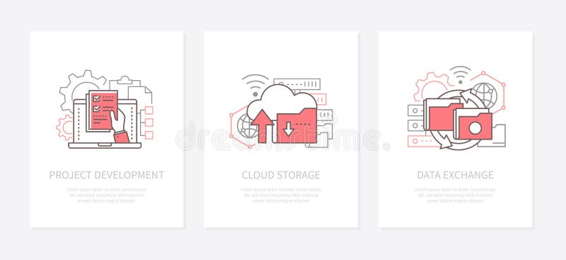 Project Development - Modern Vector Line Design Icon. Stock Vector ...