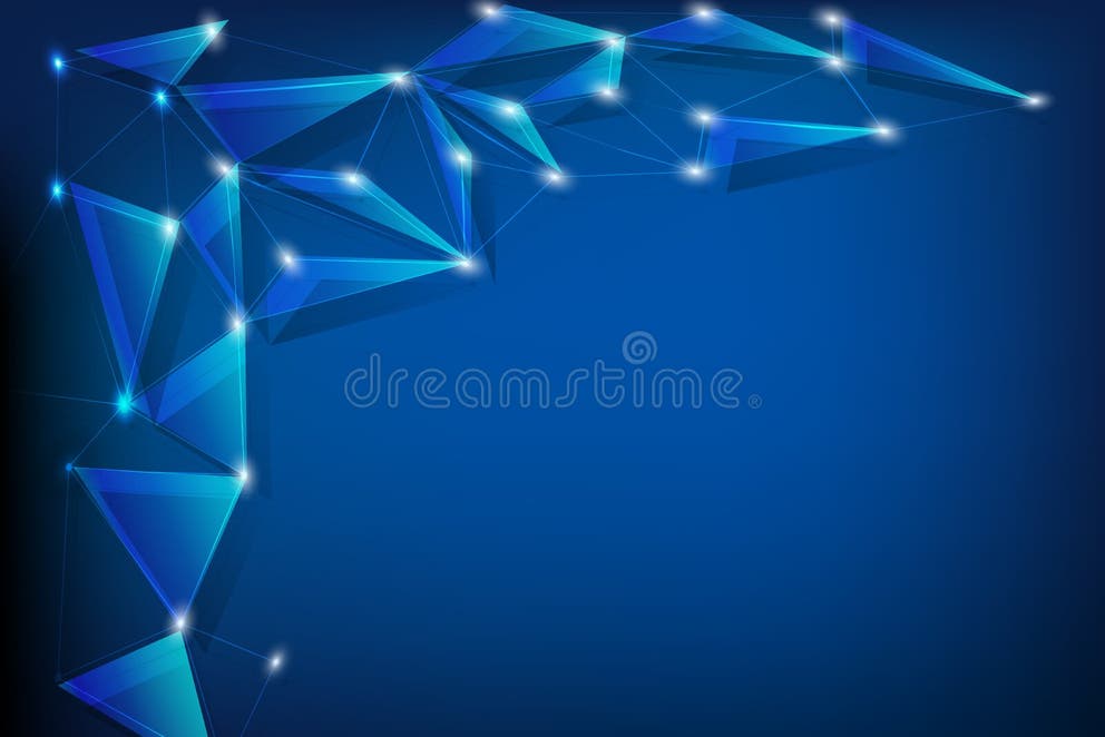 Digital Technology Lines Abstract Background Stock Illustration ...