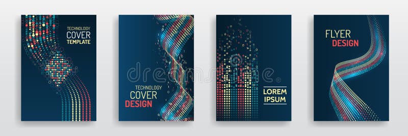 Digital Technology and Modern Scientific Concepts. Vector Template for ...
