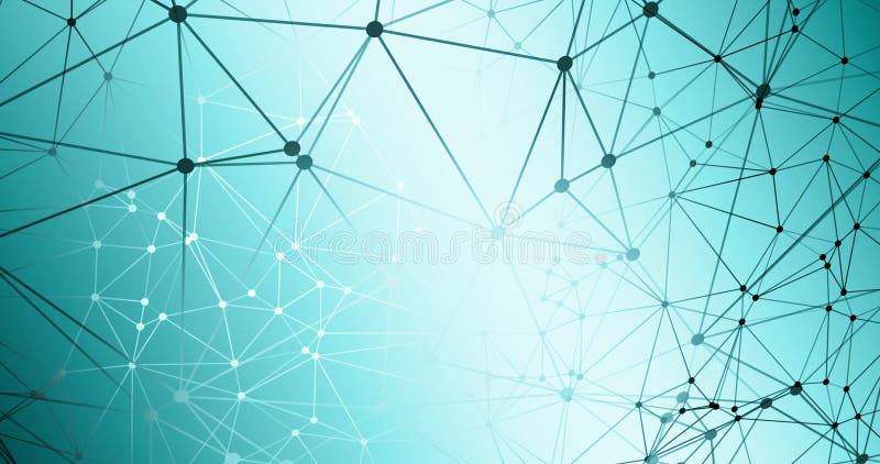 Triangles Background Connect, Digital Data Science Graphics Stock Illustration - Illustration of ...