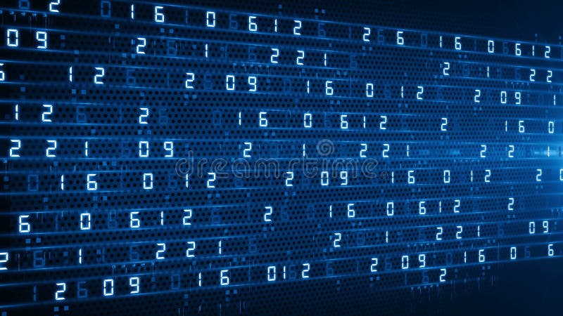 Digital Technology Numbers Counter Backgorund 4K Stock Video - Video of ...