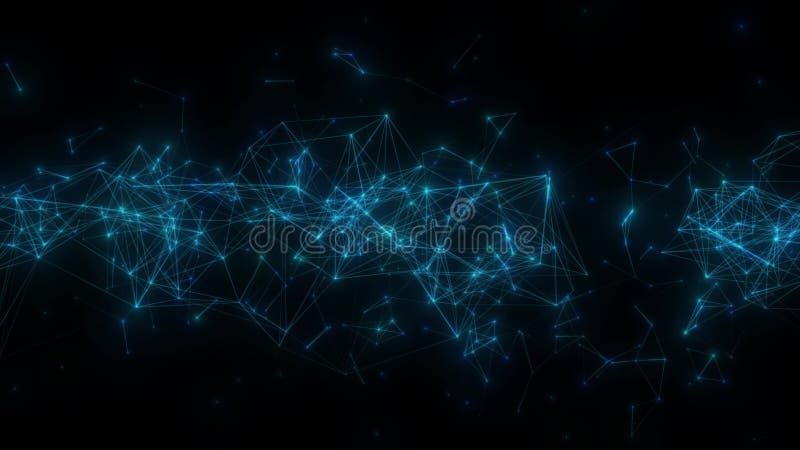 Data and Networks Blue stock video. Video of internet - 54825145