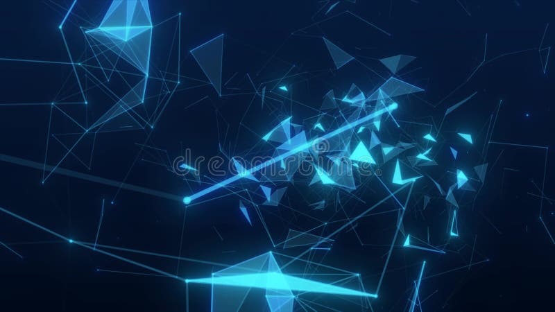 Data and Networks Blue stock video. Video of internet - 54825145