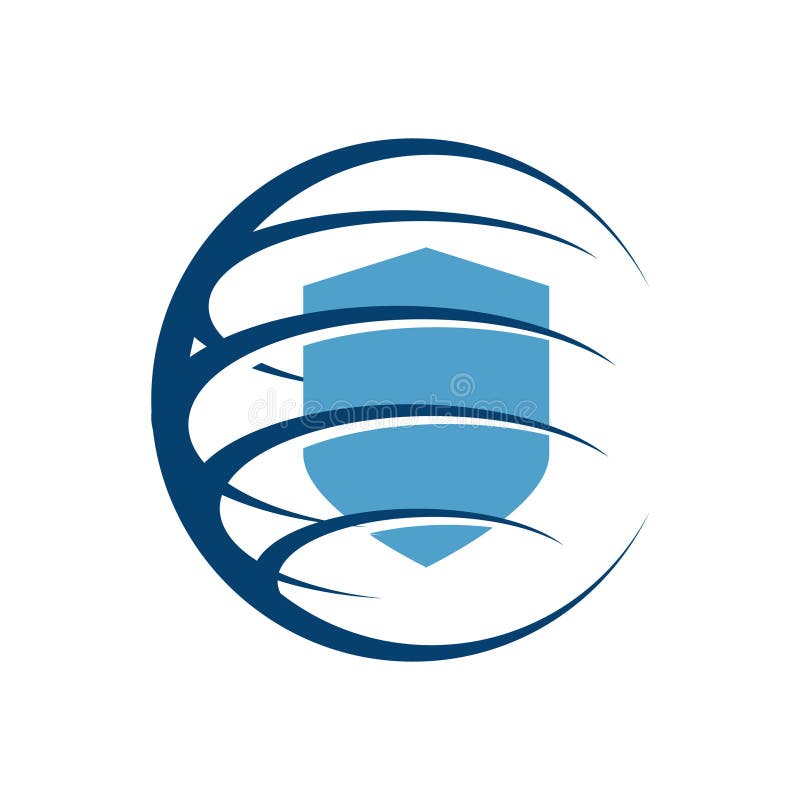 Digital Technology Protection Cyber Security Logo Design Vector Graphic ...