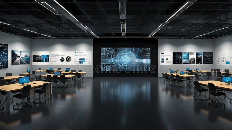 Digital Technology and Science Background Stock Illustration ...