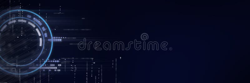 Digital Technology and Science Background. Stock Illustration ...