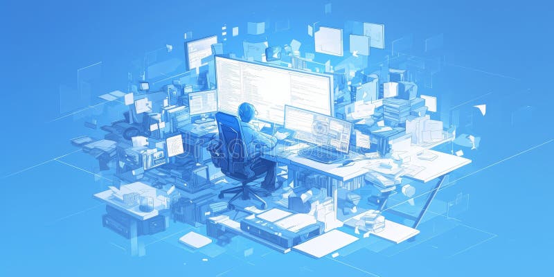Digital Technology Software Development Concept Coding Programmer Software Engineer Working